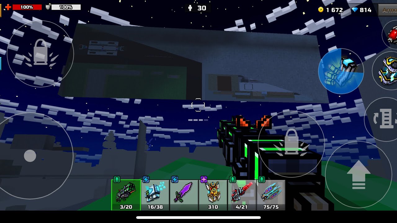 Out of the map slender forest! Pixel Gun 3D - YouTube