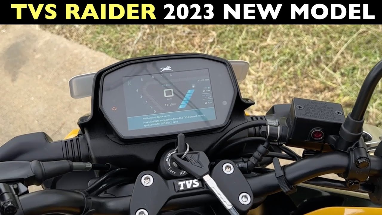 TVS Raider 2023 New Model - Bigger Instrument Cluster + More Changes ...