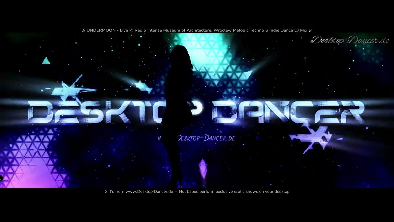 Melodic Techno & Progressive House DJ Mix Desktop Dancer Silhouette ...