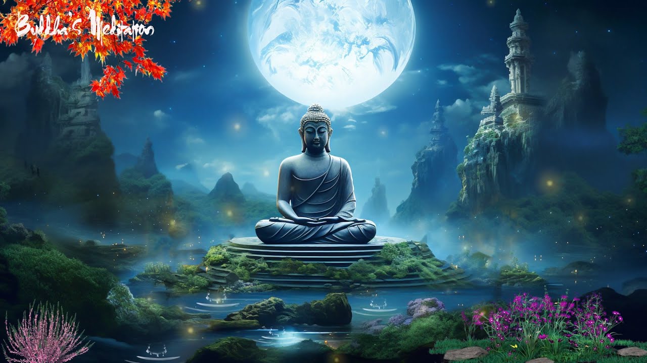 Buddha's Meditation in Autumn FULL MOON | Energy, Abundance ...