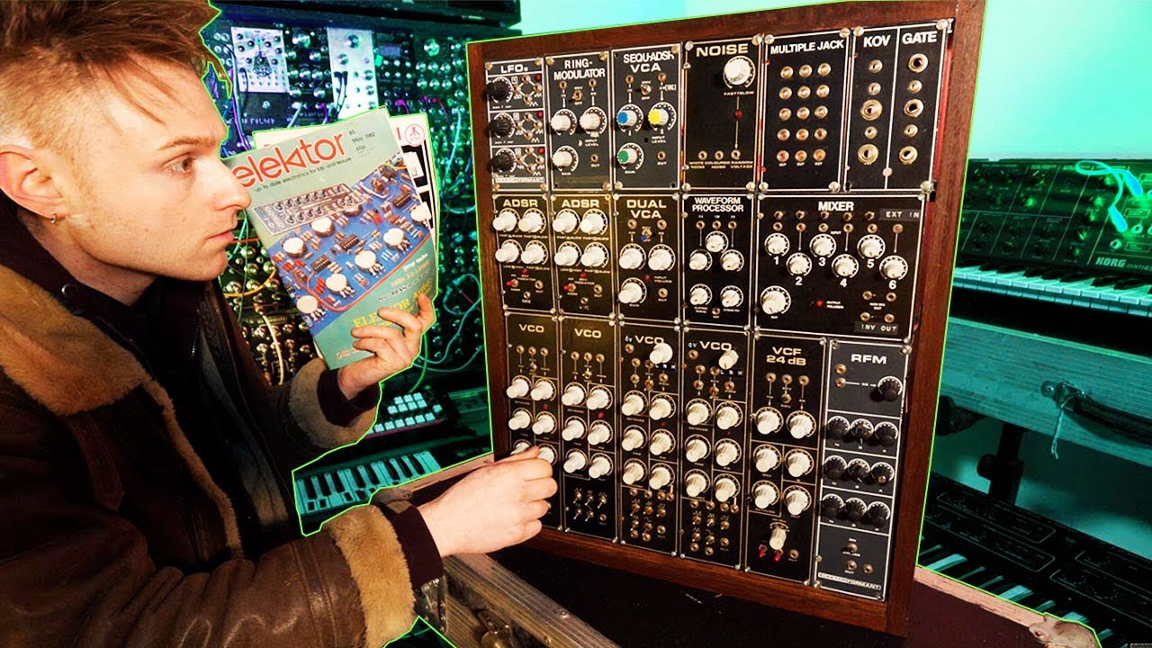 A 70's Synth You Made At Home With Monthly Magazines - YouTube