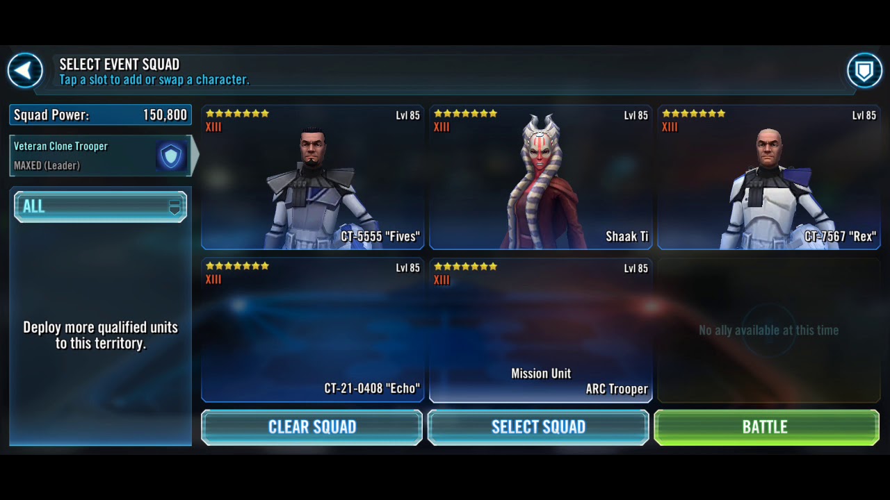 Failed attempt at kam mission #swgoh #kam - YouTube