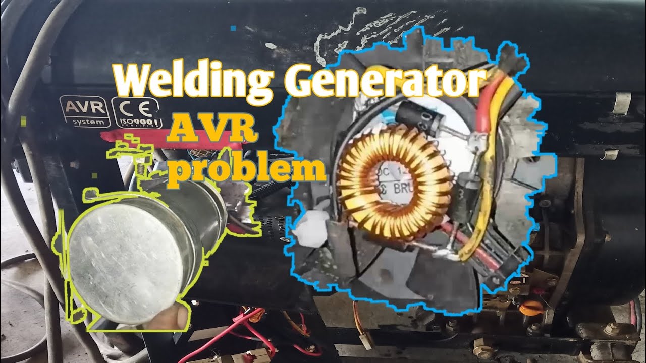 Welding Generator( AVR problem) convert into diode and capacitor - YouTube