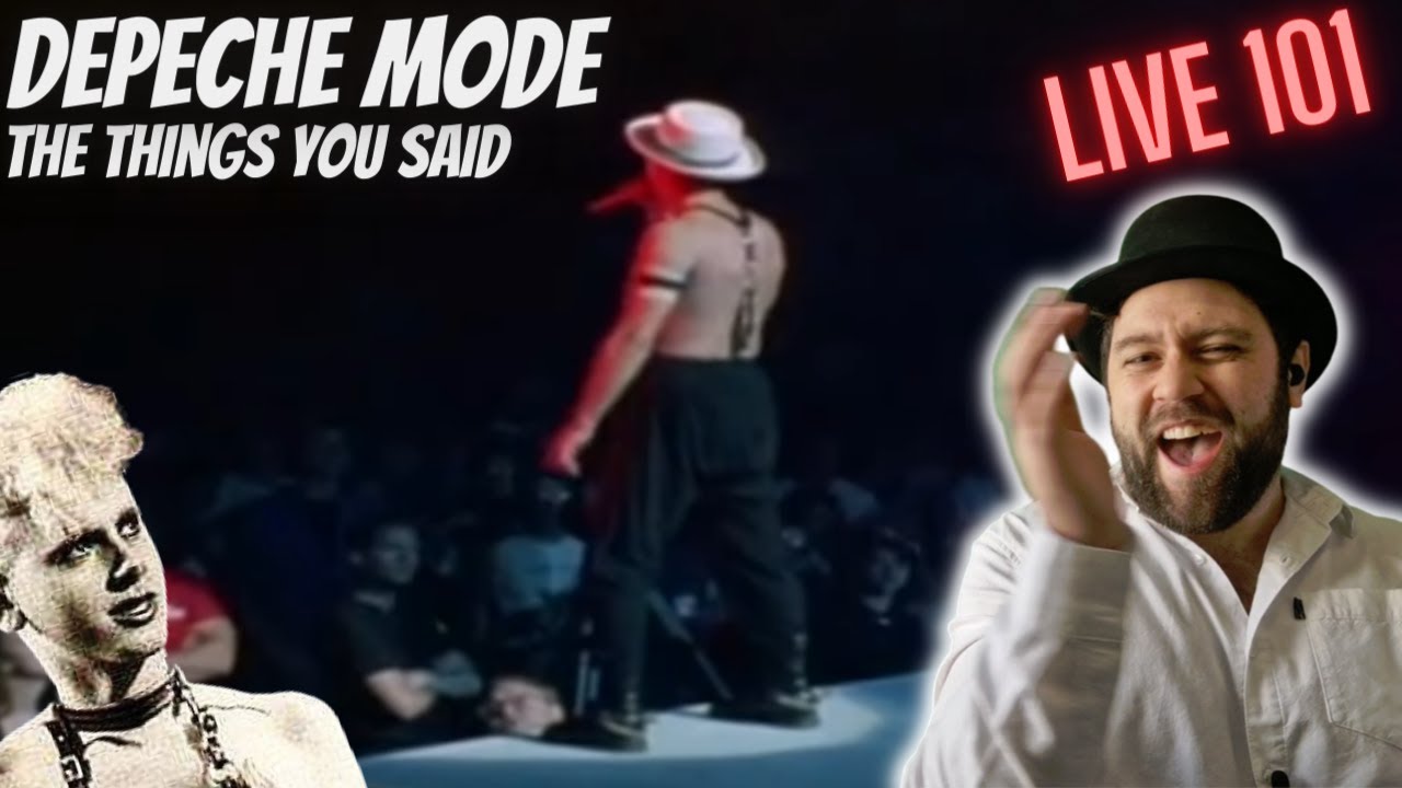 Depeche Mode - The Things You Said LIVE 101 | REACTION - YouTube