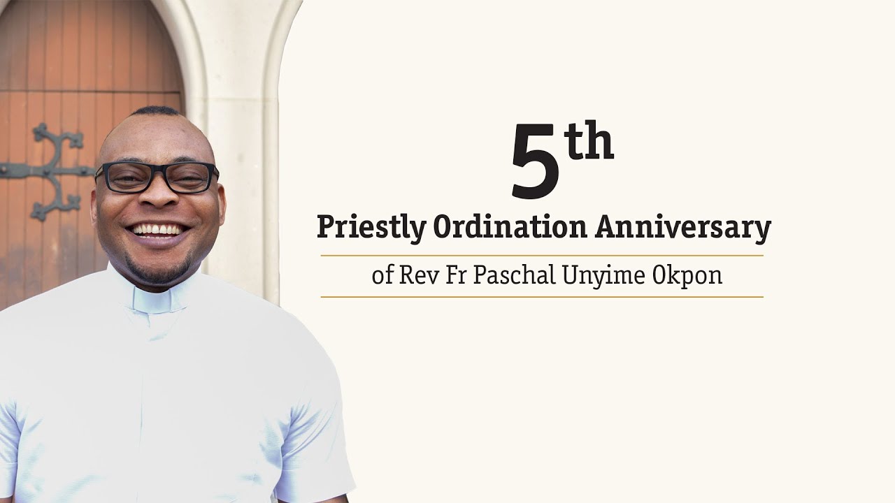 Fr Paschal celebrates five years of priestly ministry - YouTube