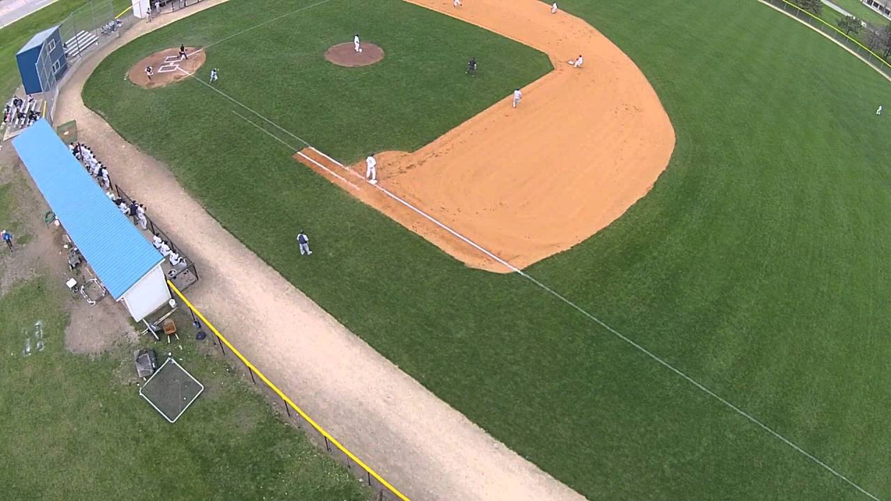 MCC baseball game day drone footage - YouTube