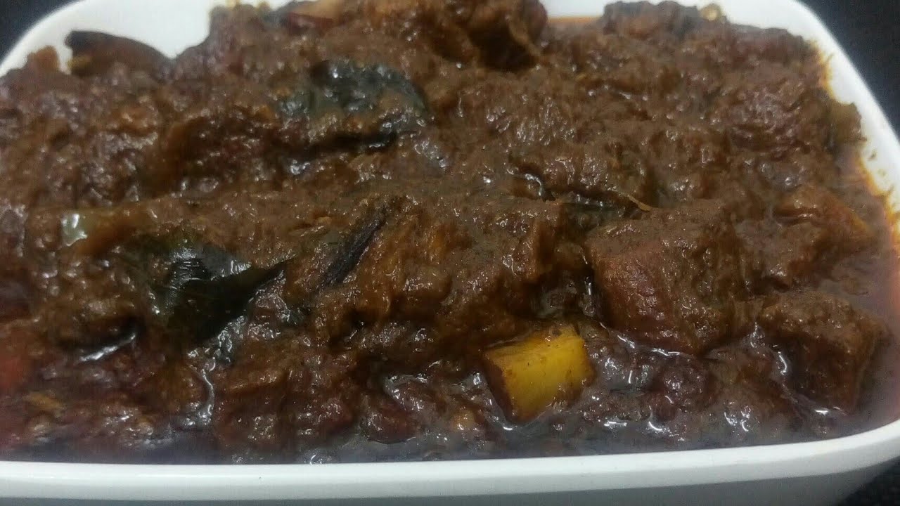 special mutton roast kerala style recipe - YouTube