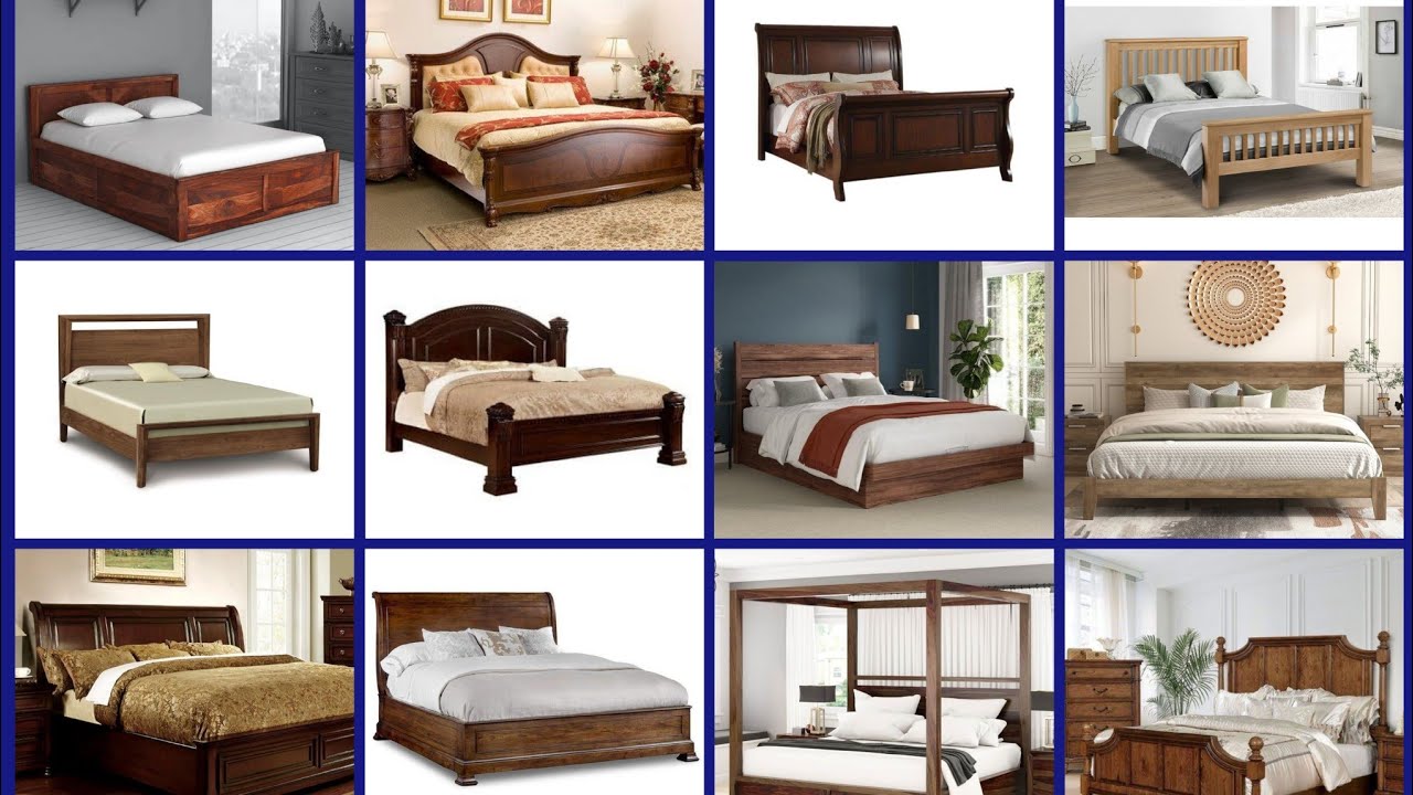 Nuevos y últimos diseños de camas de madera | Diseños de cama de madera ...