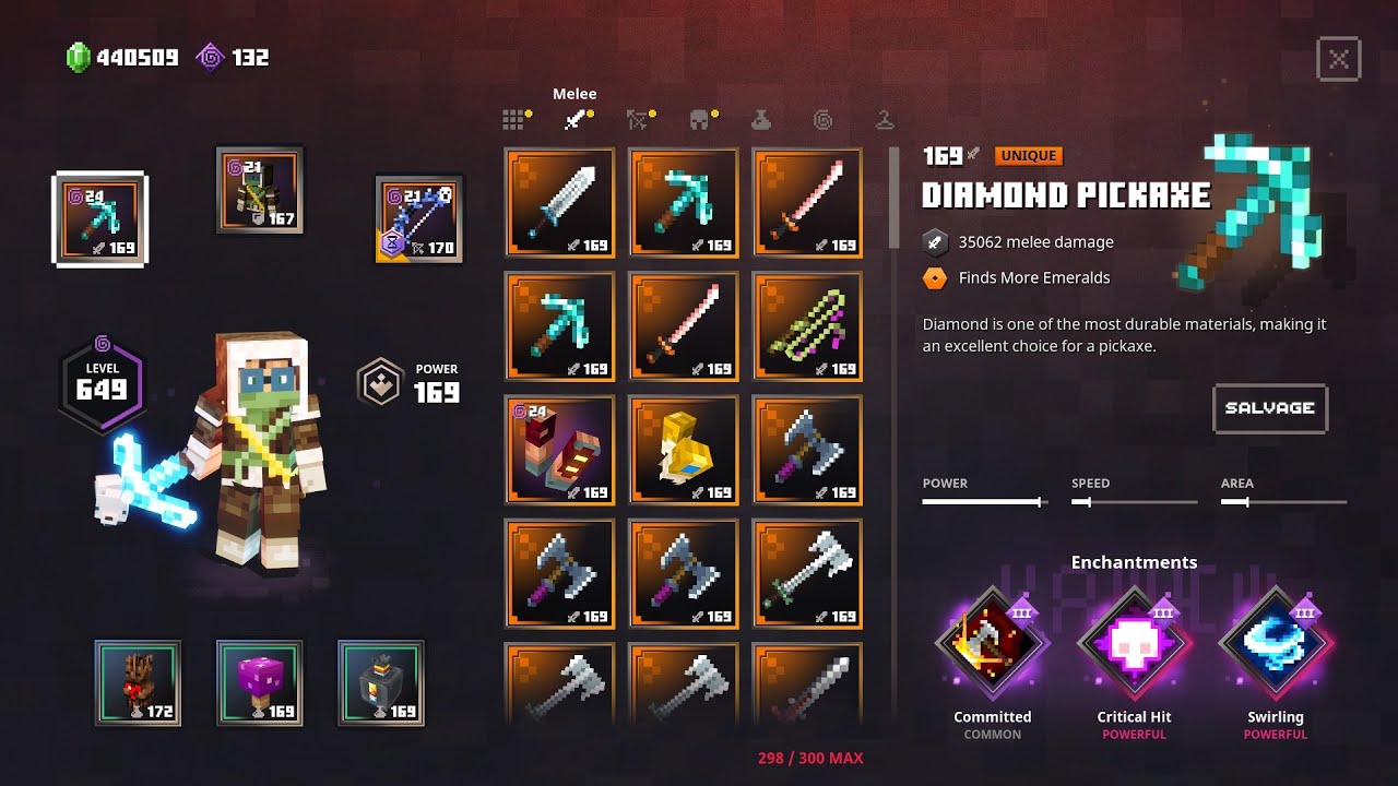 Minecraft Dungeons Shivering Bow Satchel Eskimo Build Apoc+16 - YouTube