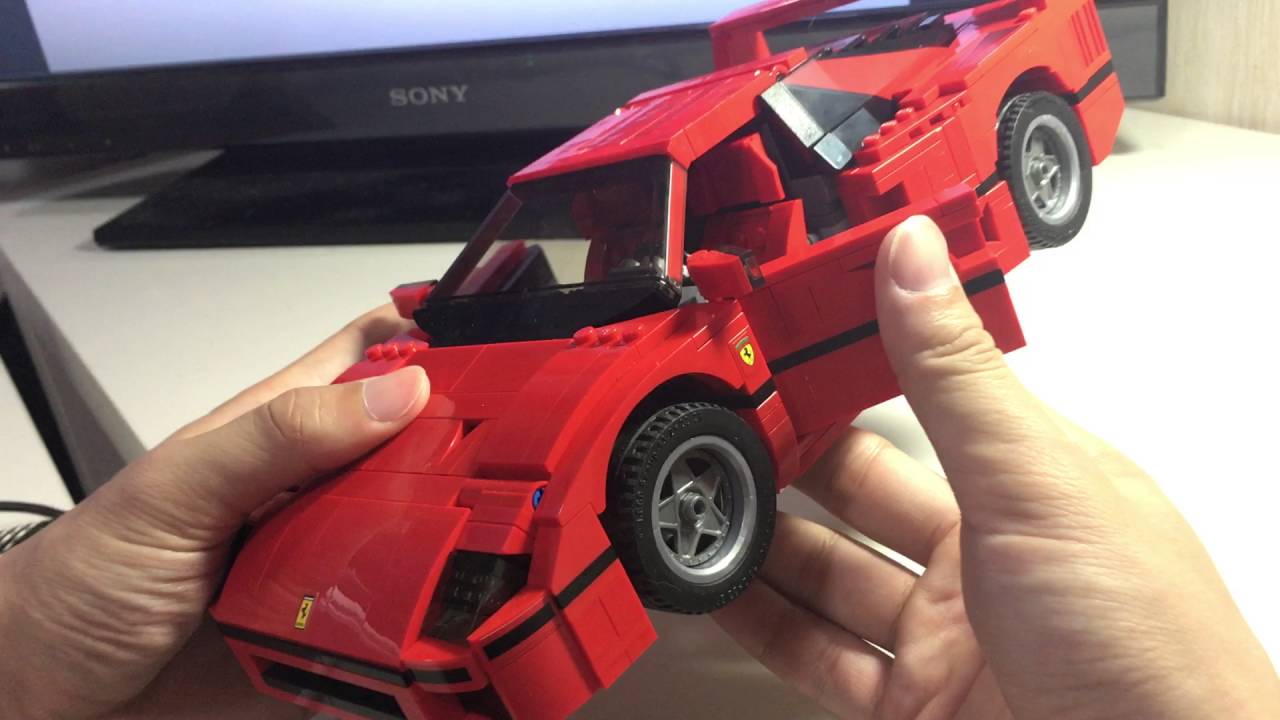 LEGO 10248 法拉利F40 - YouTube