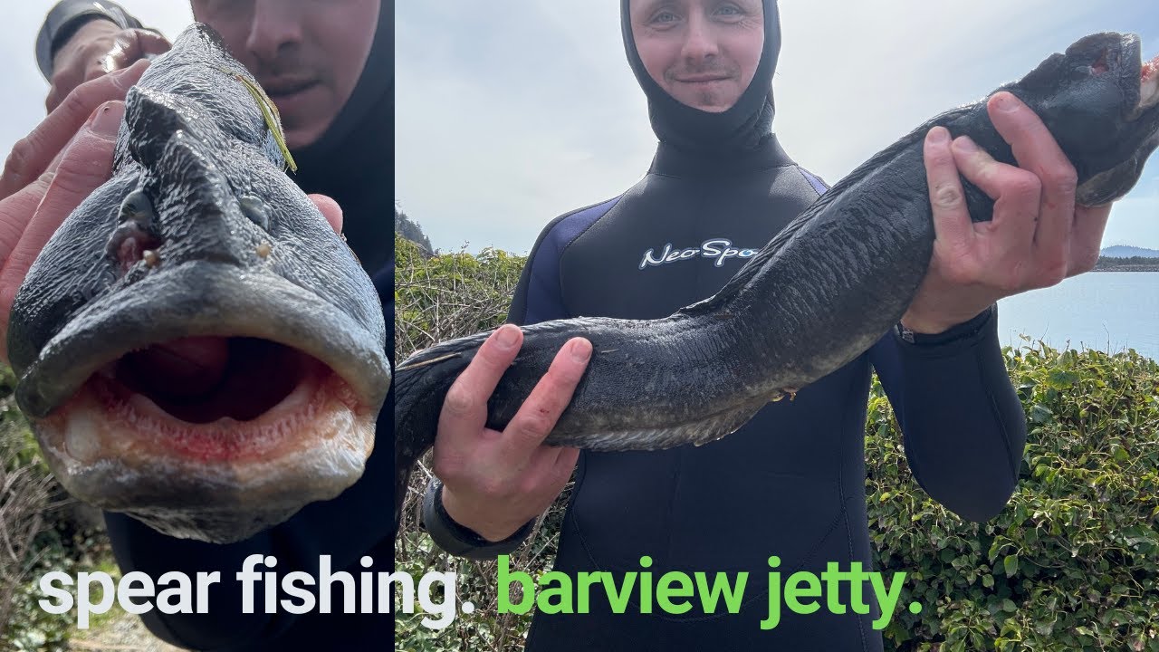 Fishing and Diving. Monster Monkeys at the Oregon Coast. Barview Jetty ...