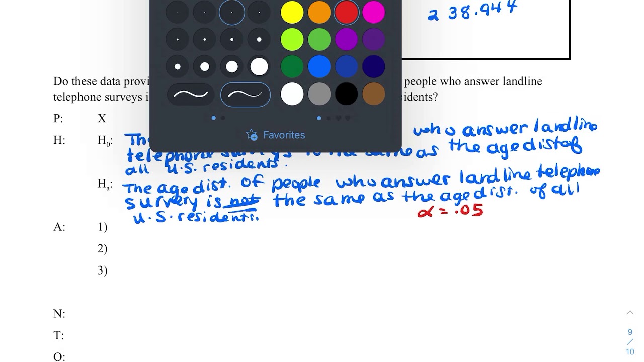 AP Stats 11.1 Video C (one more example of Chi-Square GOF test) - YouTube