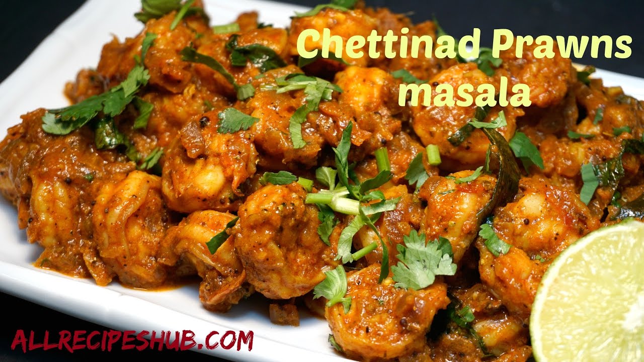 chettinad prawns masala | how to make chettinad prawn masala recipe ...