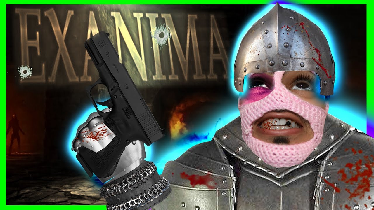 EXANIMA Secret Gear! Giant NPC still caves my skull - YouTube