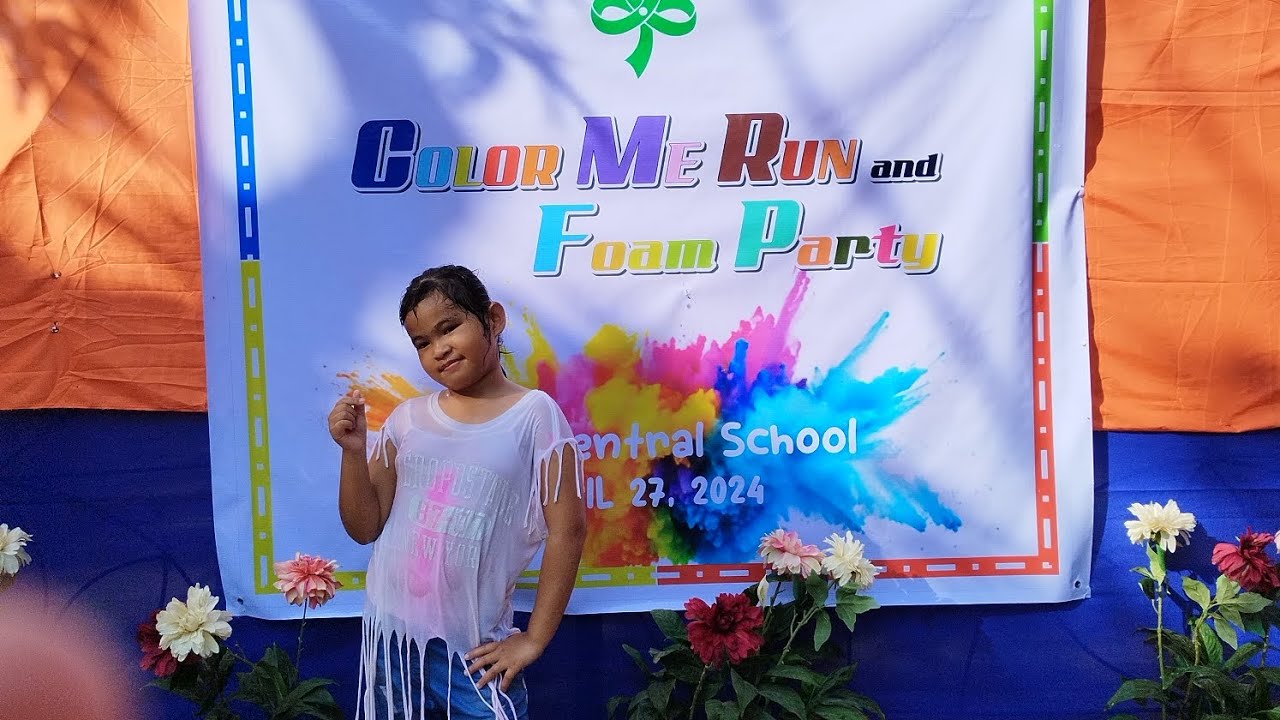 GSP Color Me Run and Foam Party 2024 !! Super Fun !! - YouTube