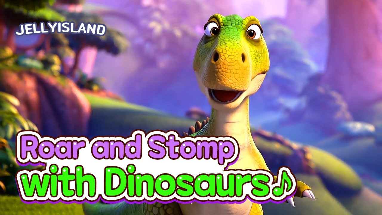 [ENG] Roar and Stomp with Dinosaurs | 영어 동요🦖🐾 #childrenmusic #kidsmusic ...
