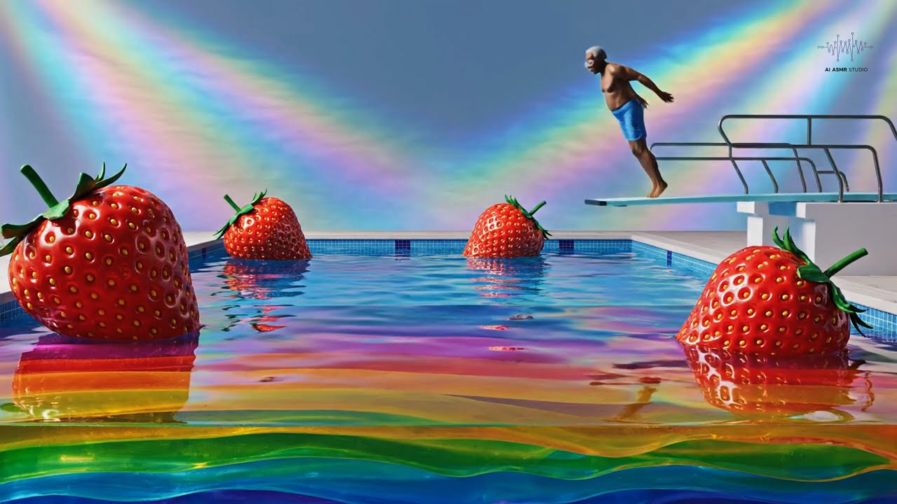 Ultimate Jelly Pool Jumping Compilation – Surreal Candy Fluid ASMR P2 ...
