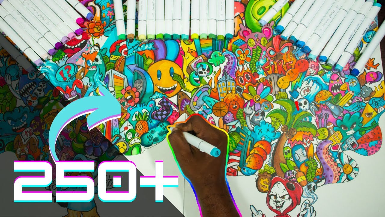 The Biggest Doodle I Ever Created in 48 Hours - YouTube