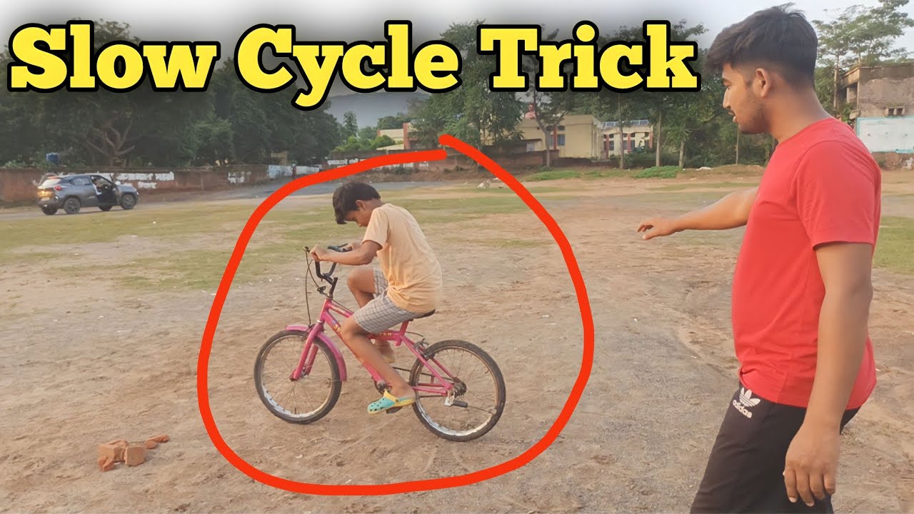 How to win slow cycle race | Slow cycle tricks - YouTube