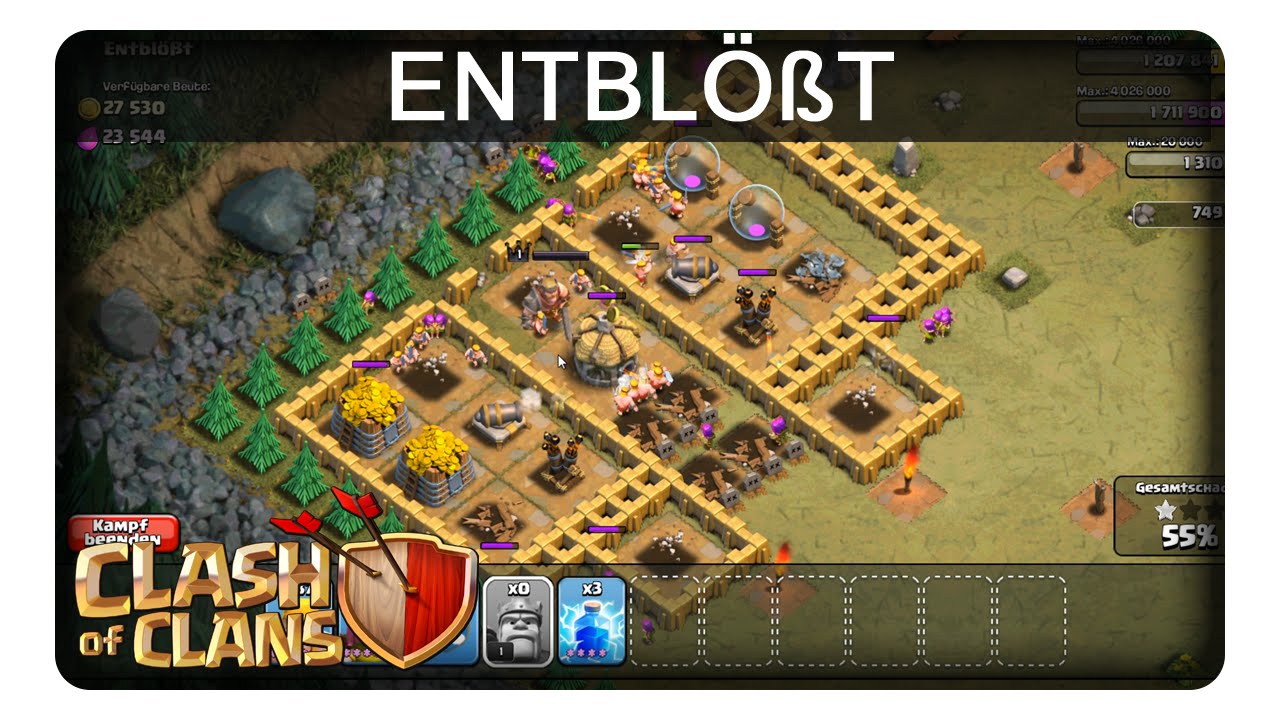 ENTBLÖßT || CLASH OF CLANS «» Let's Play CoC | Deutsch - YouTube