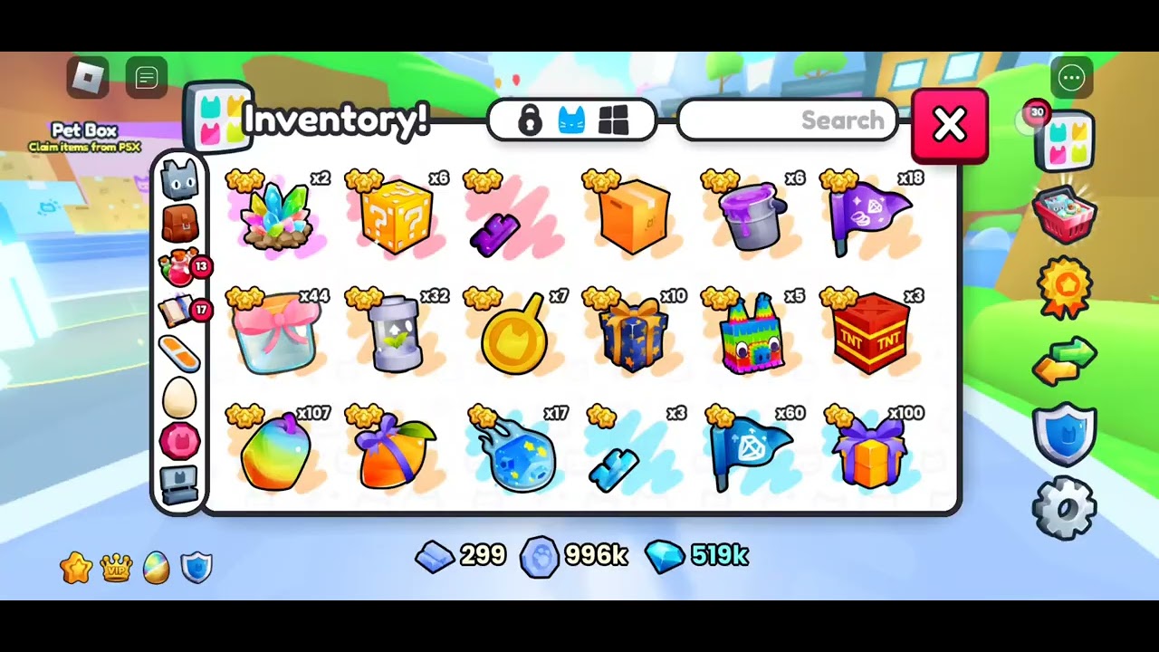 opening 200 gifts in ps99 - YouTube