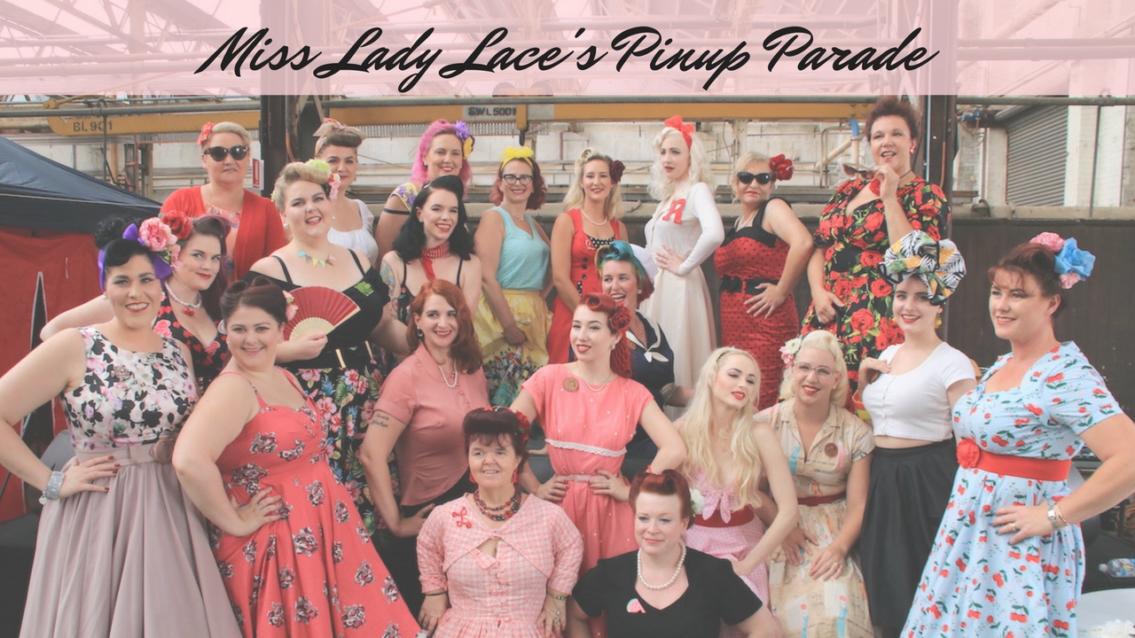 Miss Lady Lace's Pinup Parade January 2017 - YouTube