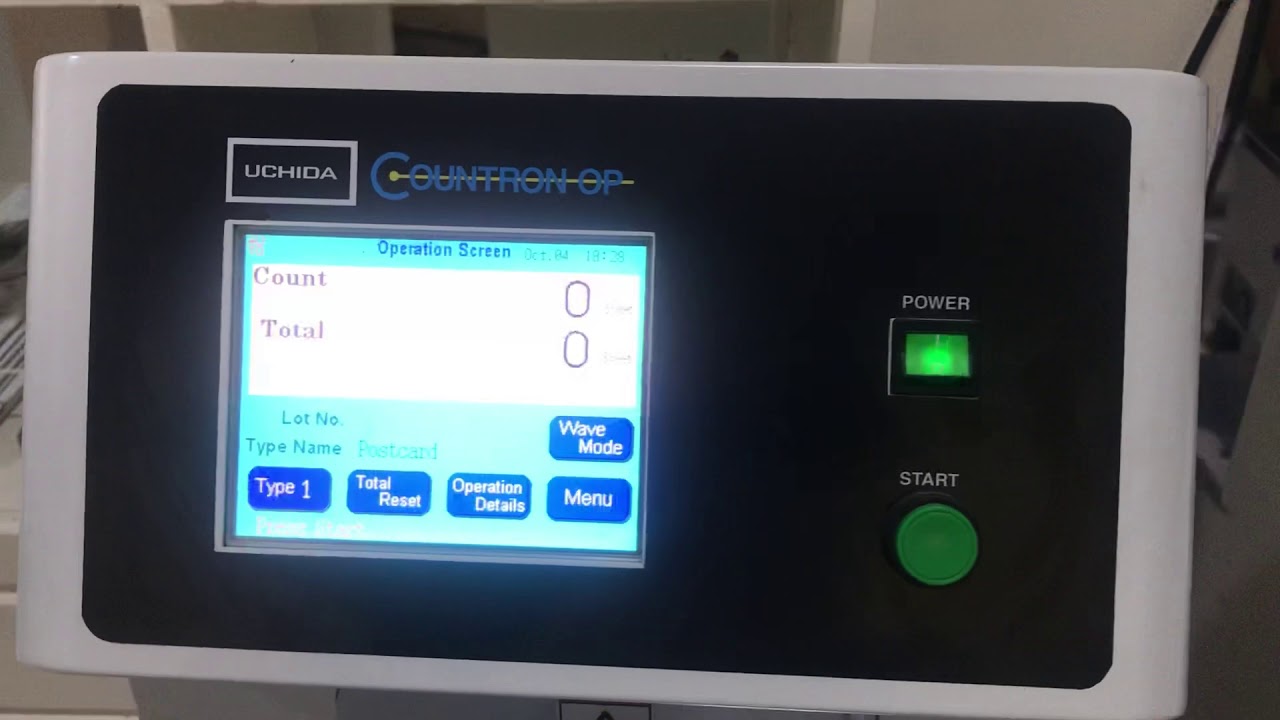 Máy đếm nhãn Countron OP Uchida Mr Duong 0902790998 - YouTube