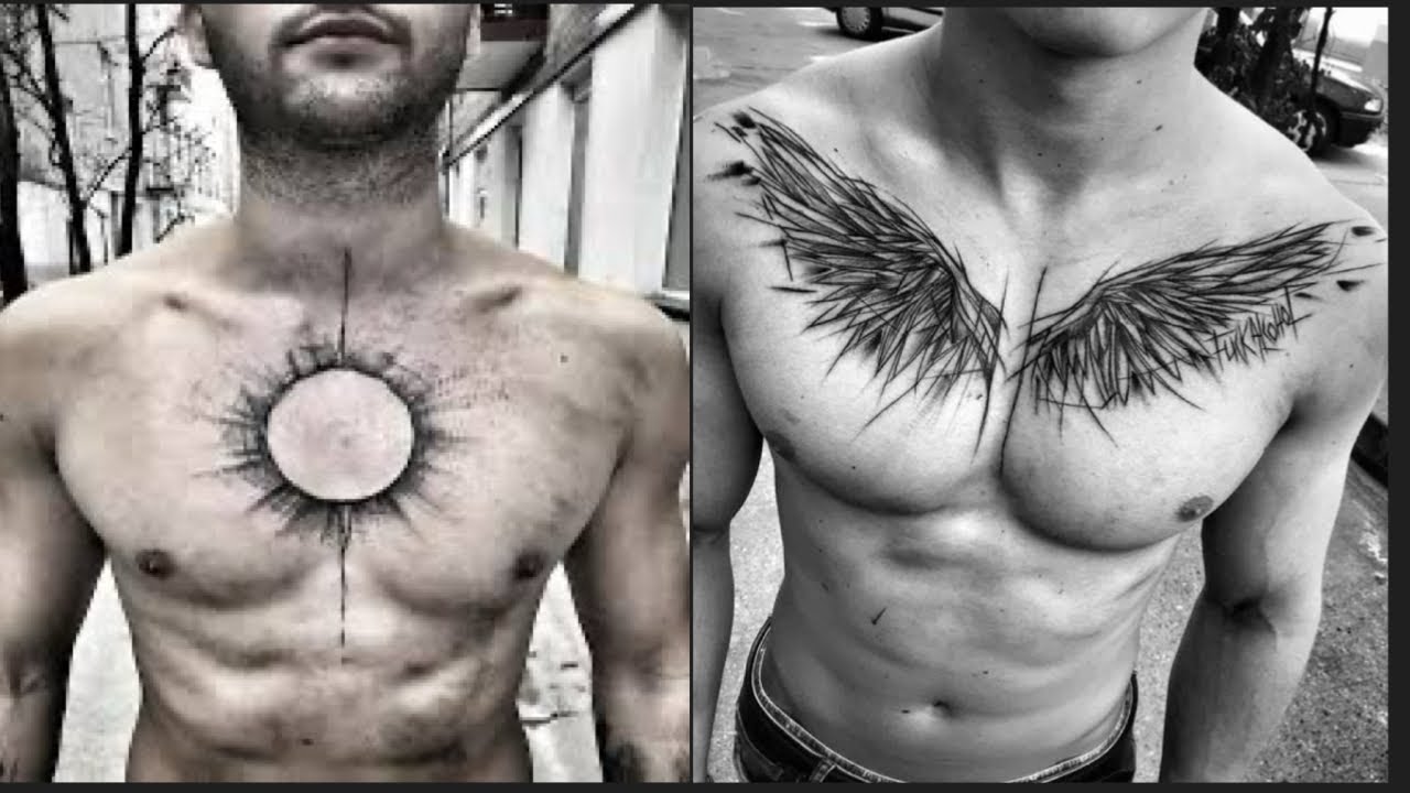 Chest tattoo for man # tattoo - YouTube
