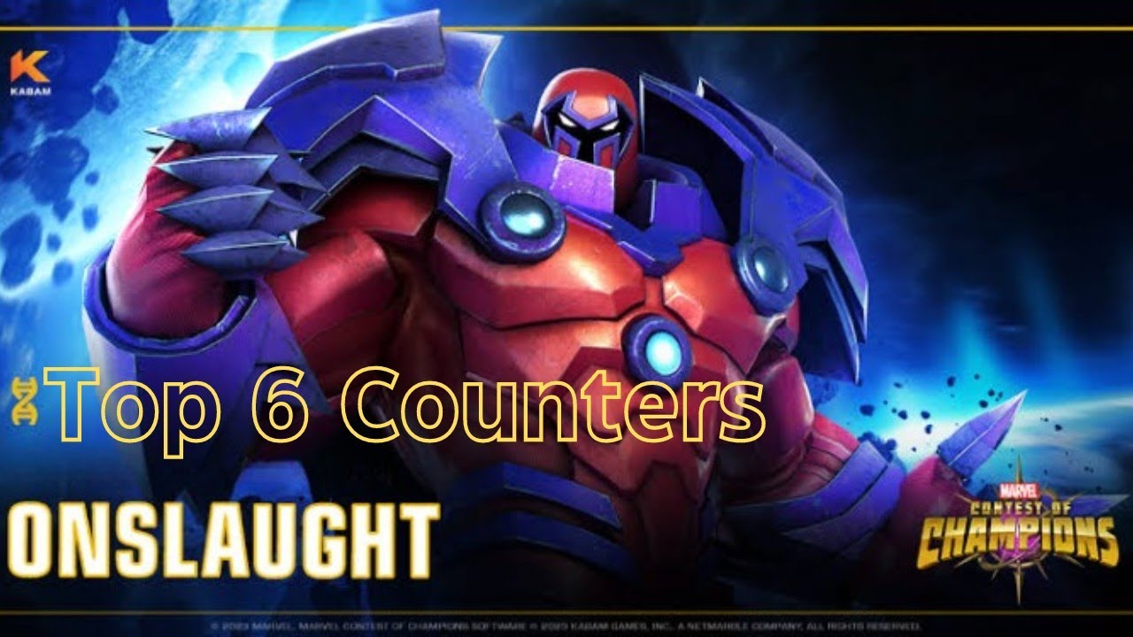 Top 6 Counters For Onslaught MCOC - YouTube