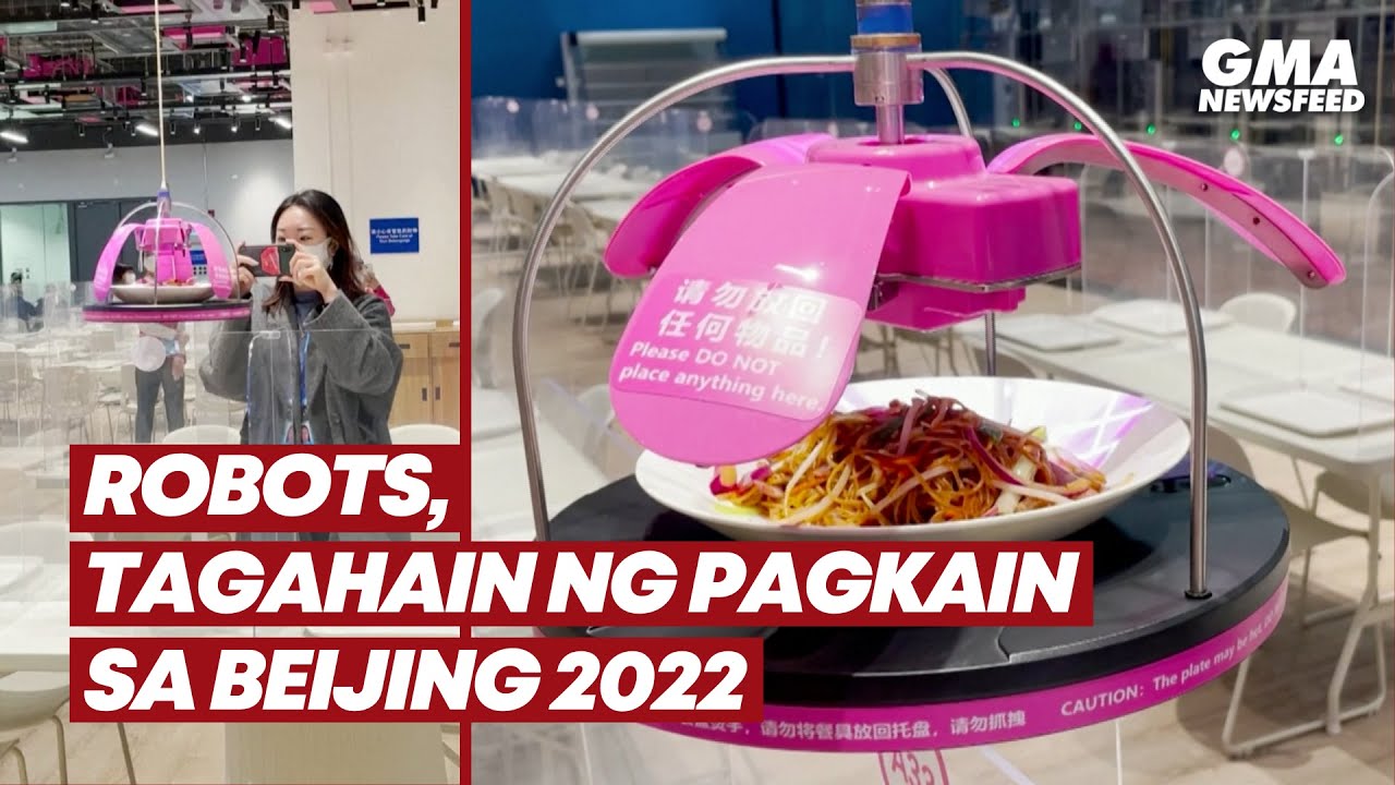 Robots to serve food in Beijing 2022 | GMA News Feed - YouTube