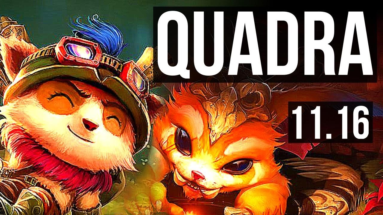 TEEMO vs GNAR (TOP) | 10/0/3, Quadra, Legendary, 300+ games | NA ...