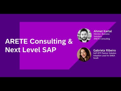 Welcome ARETE Consulting to Next Level SAP Build - YouTube
