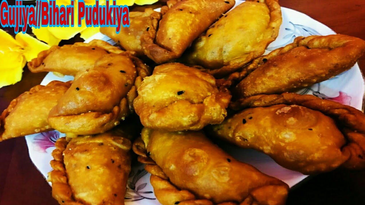 sooji coconut&dry fruits Gujiya||bihari pudukiya recipe||holi special ...