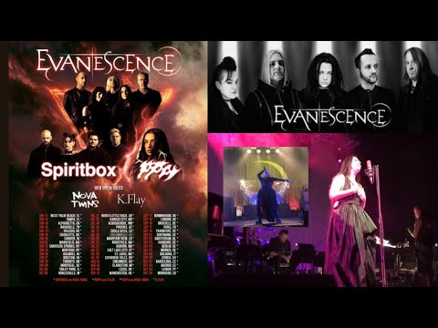 Evanescence tour 2026 w/ Spiritbox, Nova Twins, Poppy, K Flay and more - dates!