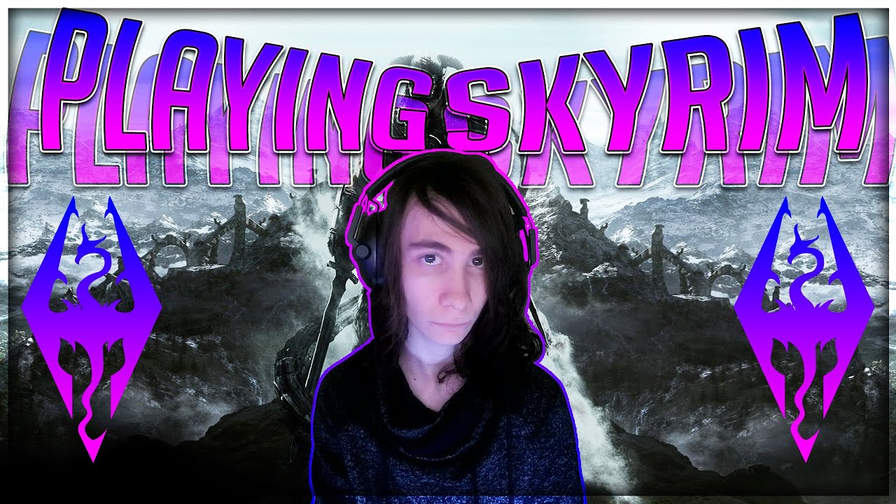 Playing Skyrim, then Roblox! - YouTube