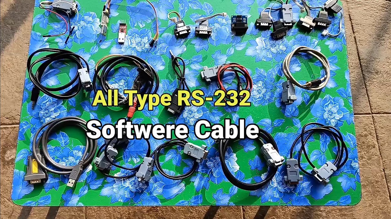 RS232 Cables All Type - YouTube