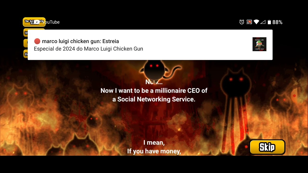 The battle cats opening day 31th super Feline jumpscare - YouTube