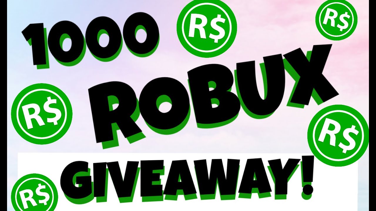 1000 ROBUX GIVEAWAY! (+ADOPT ME AND ROYALE HIGH ITEMS!) - YouTube