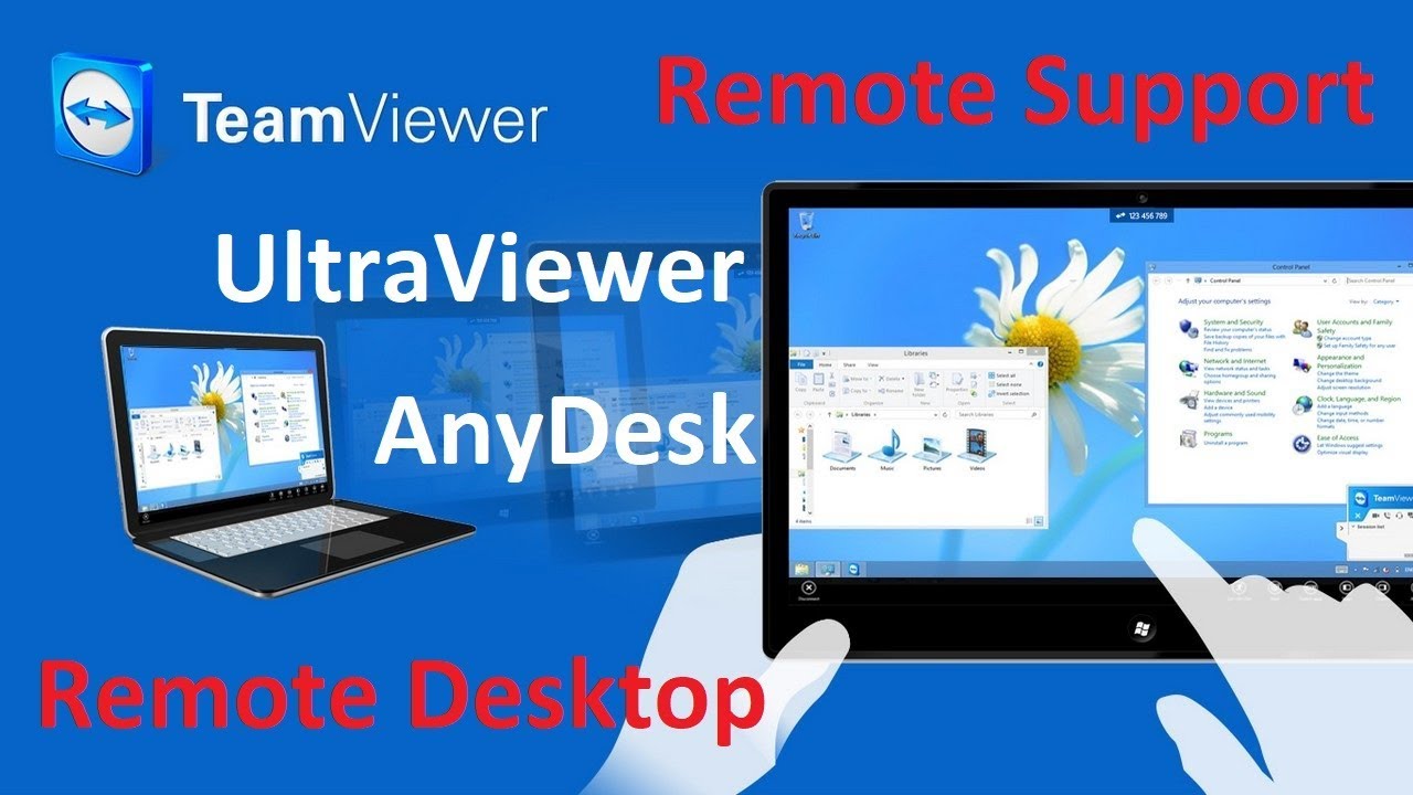 13. Cài đặt và sử dụng TeamViewer, UltraViewer, AnyDesk để hỗ trợ kỹ ...