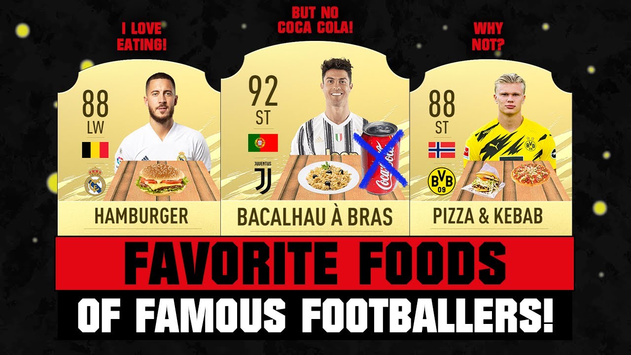 25+ FOOTBALLERS And Their Favorite Foods! 🍽️🔥 ft. Ronaldo, Hazard ...
