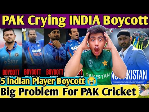 PAK Crying😭5 indian players Boycott match vs PAKISTAN big Loss in WCL ...