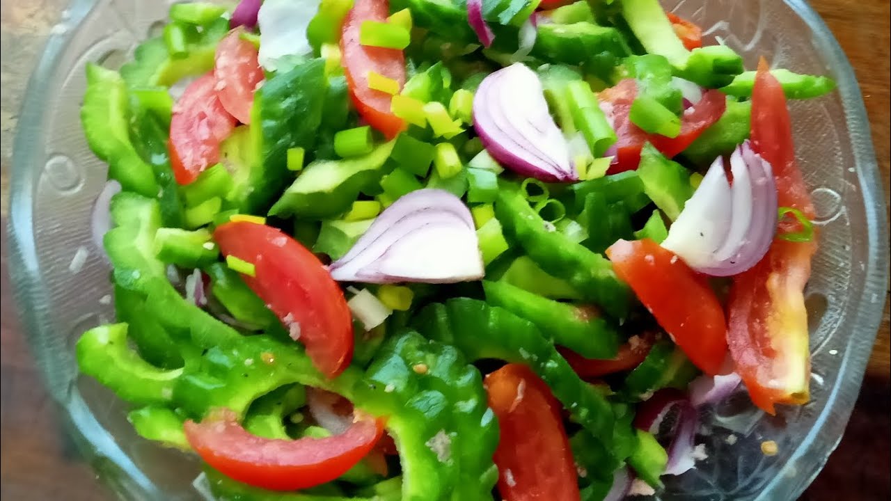 Spicy Bitter Gourd Salad | Kinilaw na Ampalaya - YouTube