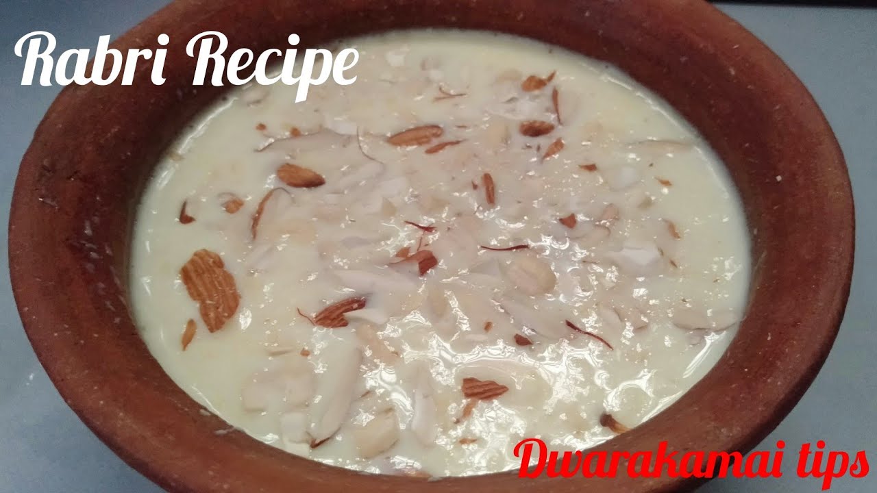 Rabri Recipe | Rabdi Recipe |How to Make Rabdi At Home | North Indian ...
