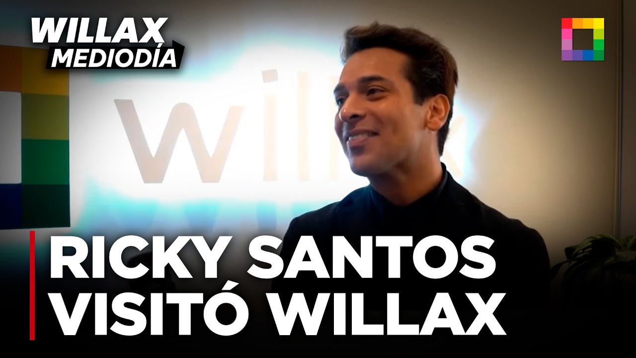 Willax Mediodía - SET 10 - RICKY SANTOS VISITÓ EL SET DE WILLAX ...