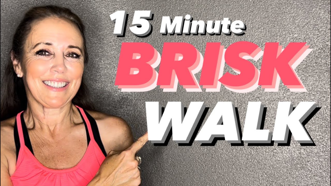 15 Minute Brisk Walk | All Levels | Michelle Wilson Workouts - YouTube