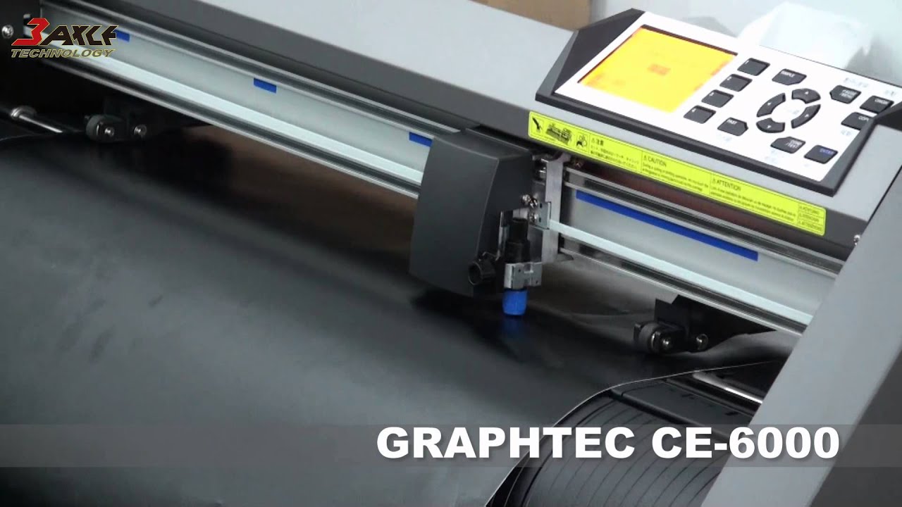 GRAPHTEC CE-6000 - YouTube