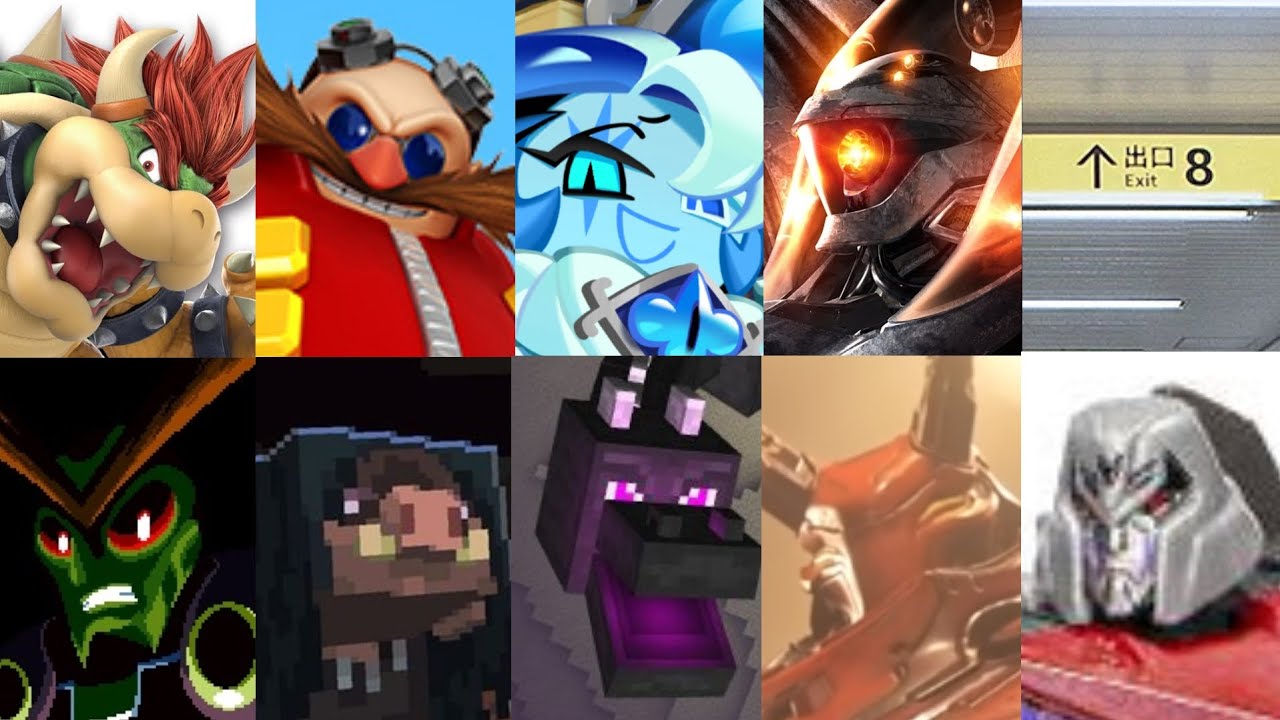 Defeats Of My All Time Overall Favorite Video Game Villains - YouTube
