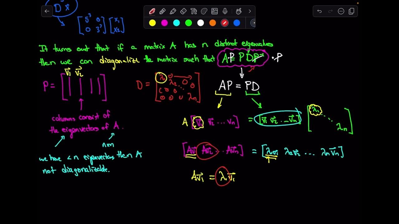 Week 7 | Lesson 27 | Diagonalization - YouTube