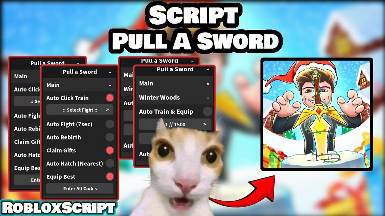 [FREE] Pull A Sword Script | Auto Fast Train, Instant Win, Auto Rebirth ...