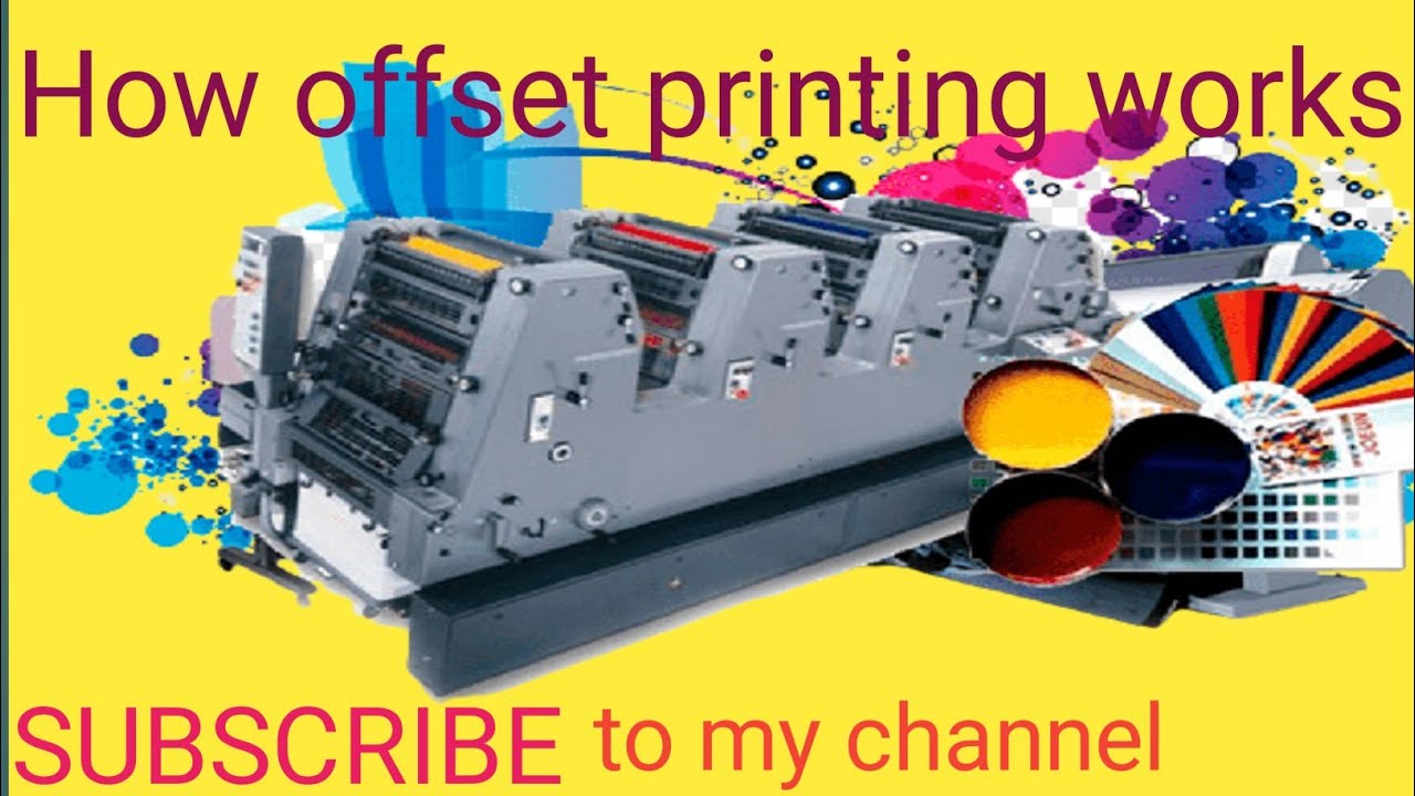 how offset printing works #how offset printing works - YouTube